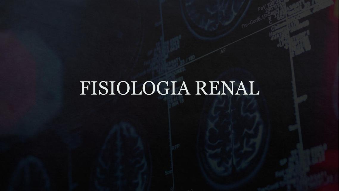 Fisiopatología Renal | Jair García | uDocz