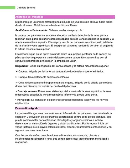 Pancreatitis | gabriela | uDocz