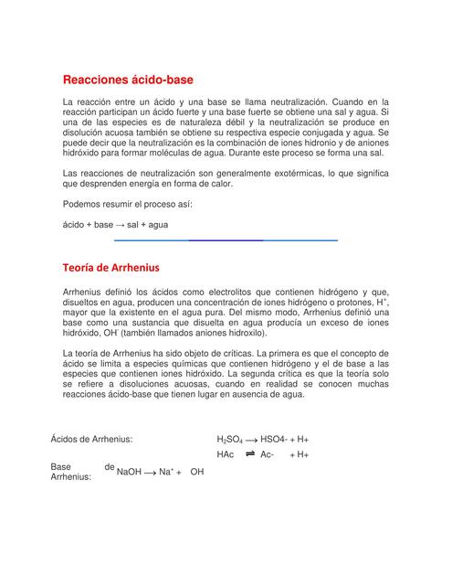 Teorías Ácido Base | Celeste Codutti | uDocz