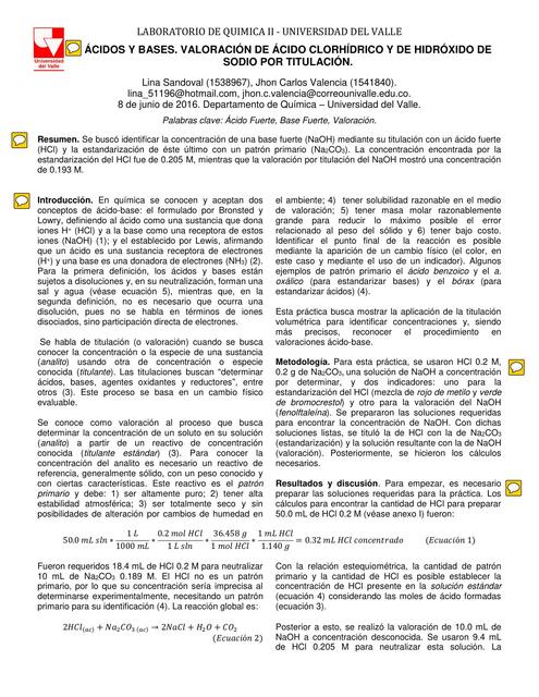 Titulacion Acido Base | Celeste Codutti | uDocz