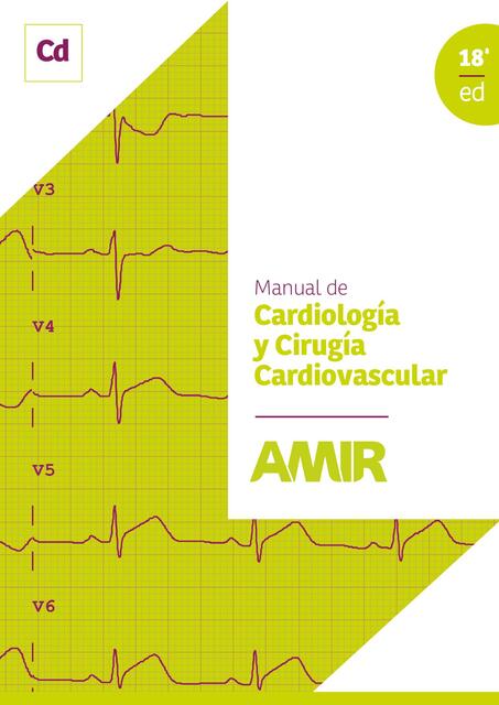 AMIR MANUAL CARDIOLOGÍA 18VA EDICIÓN | Christian Pesantez | uDocz