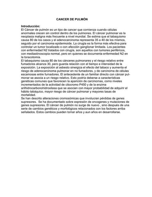 CA PULMÓN | Ariana Lopez Piedra | uDocz