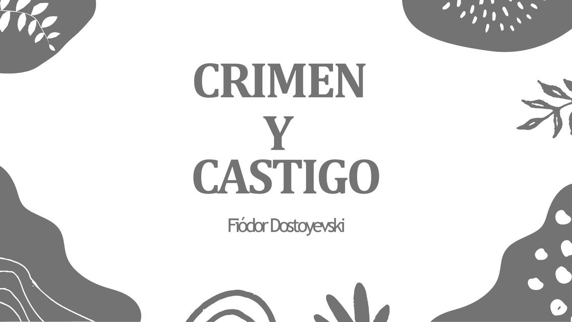 CRIMEN Y CASTIGO | kiara aguilar | uDocz