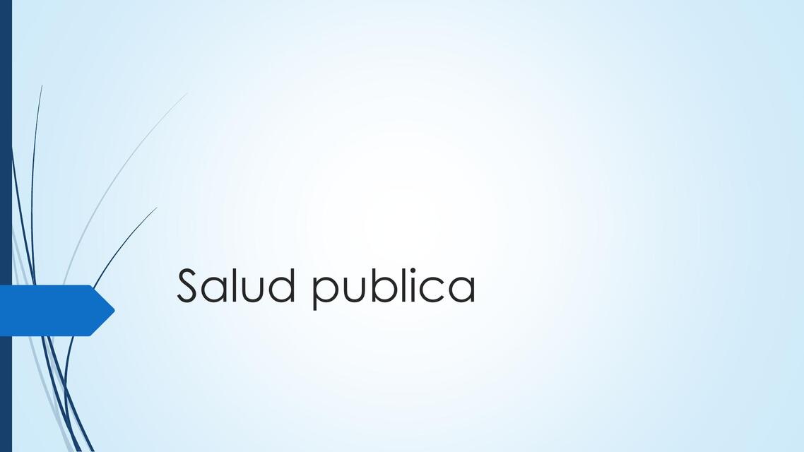 Salud publica | Marisel | uDocz