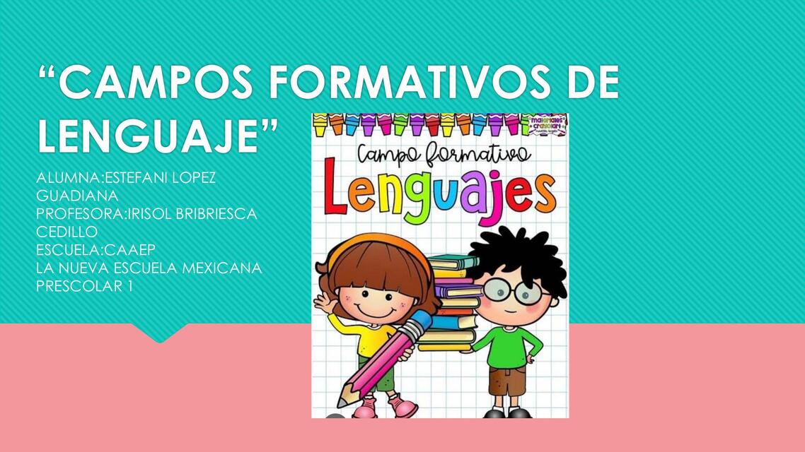 CAMPOS FORMATIVOS DE LENGUAJE | Belen | uDocz