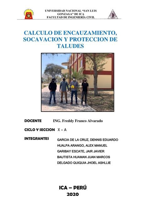 CUARTA PRACTICA DE SOCAVACION Y EROSION EN PUENTES | TECMAC | uDocz