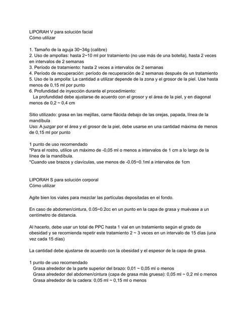 LIPORAH V Y S USO 2 | Isaura Garcia | uDocz