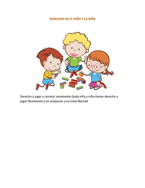 DERECHOS DE EL NIÑO Y LA NIÑA | Carlos Alberto | uDocz