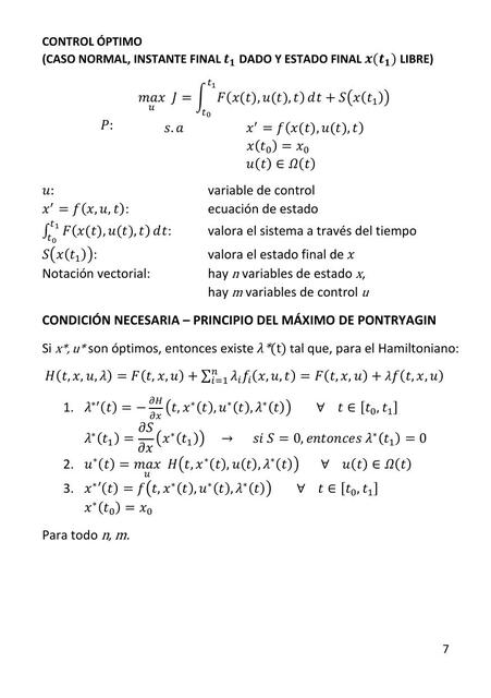 Resumen Control Óptimo 1 | Fab Hc | uDocz