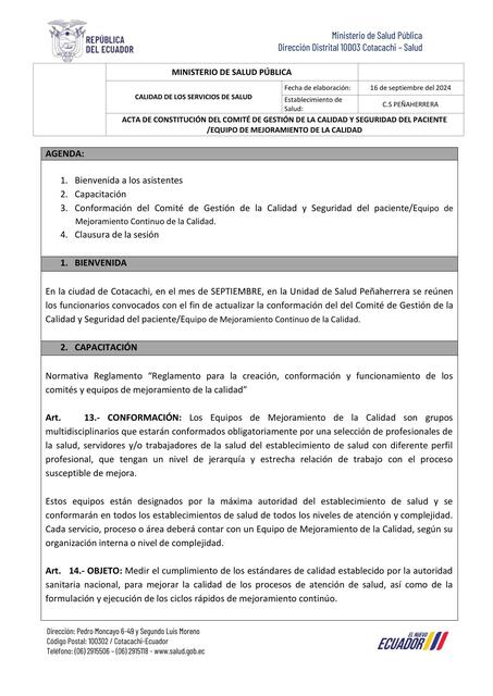ACTA DE CONFORMACION CGC SP SEPTIEMBRE signed sign | Cristina | uDocz