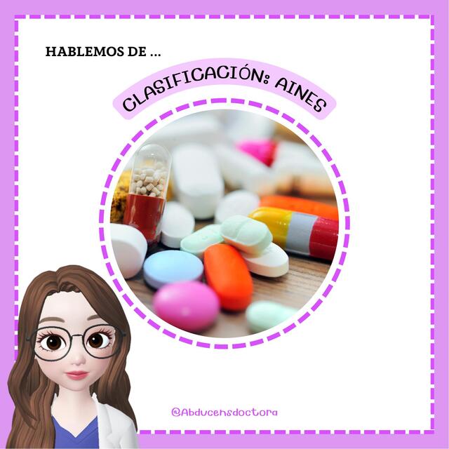 Clasificación de los AINES | Abducens Doctora | uDocz