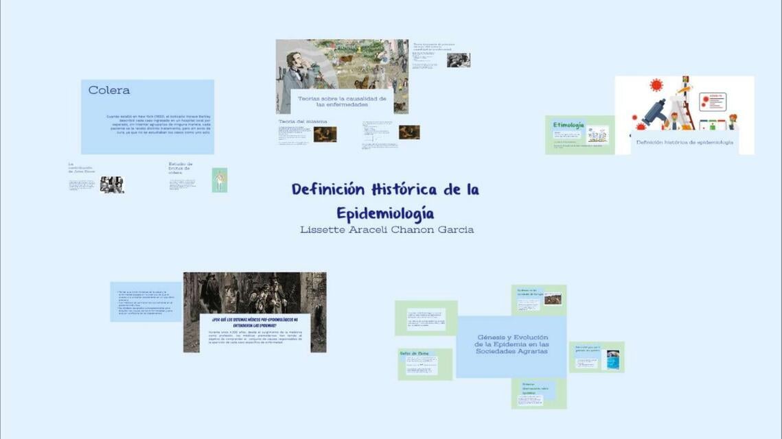 Definición Histórica de la Epidemiología | LISSETTE ARACELI CHANON ...