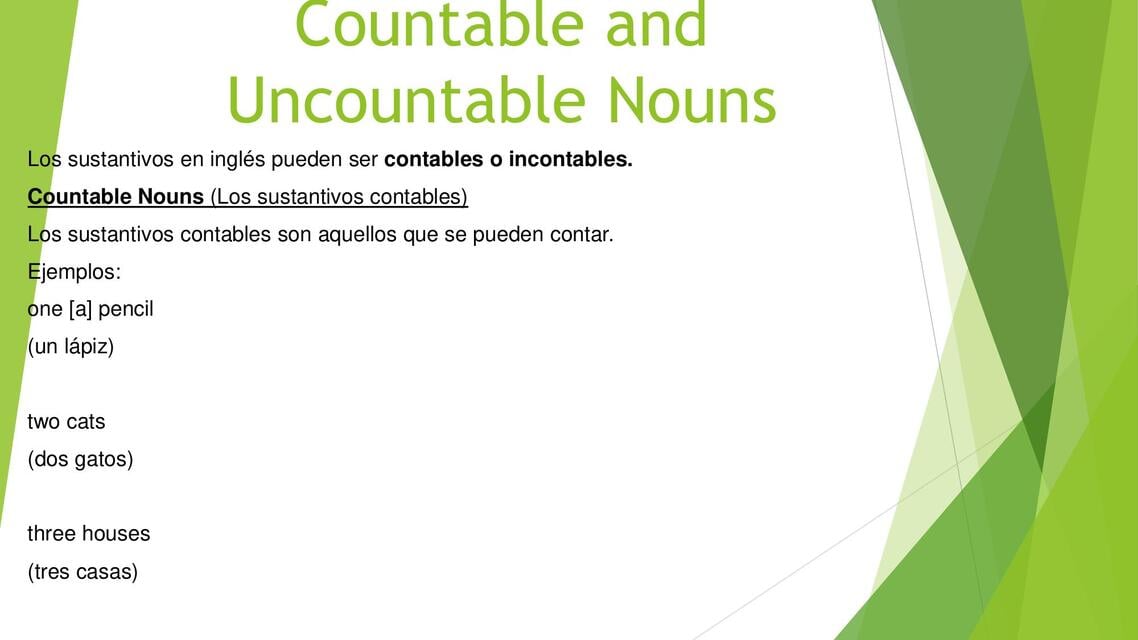 Countable and Uncountable Nouns | Maria Paula Zevallos Martinez | uDocz