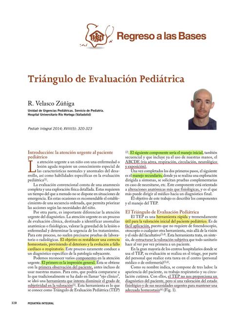 TRIANGULO DE EVALUACION PEDIATRICA | DAVID MONTALVAN HURTADO | uDocz