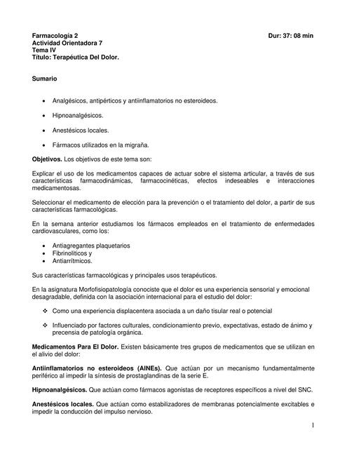 AO7 farmaco | Alexia Salero | uDocz