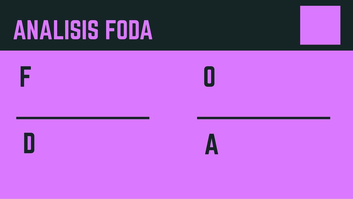 Resúmenes de Análisis FODA | Descarga apuntes de Análisis FODA