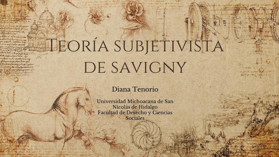 La Posesión. Teoría subjetivista de Savigny | a d v o c a t u s | uDocz