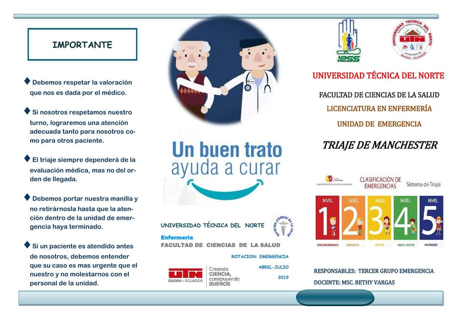 triptico emergencia triaje mejor | oscar | uDocz