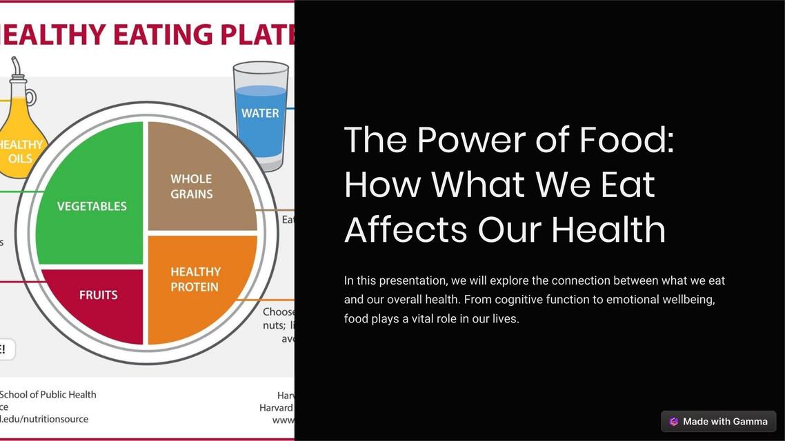 The Power of Food How What We Eat Affects Our Heal | veronica | uDocz