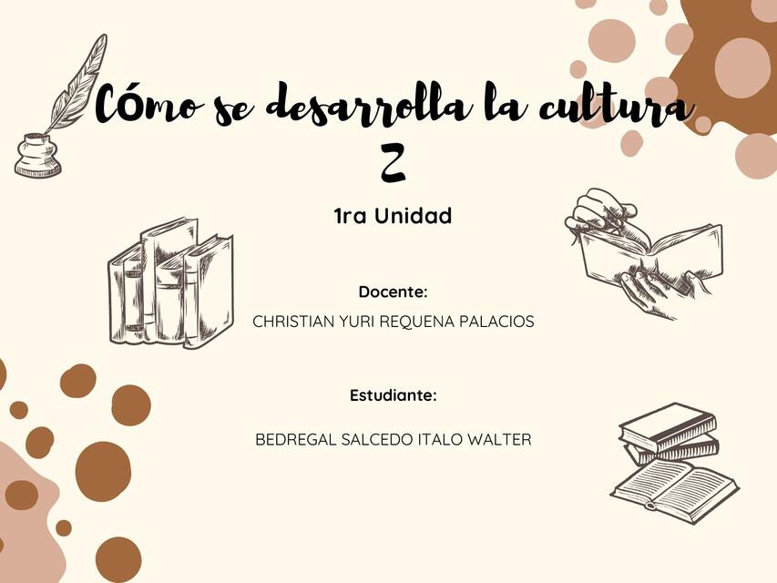 La cultura Z | Italo Bedregal Salcedo | uDocz