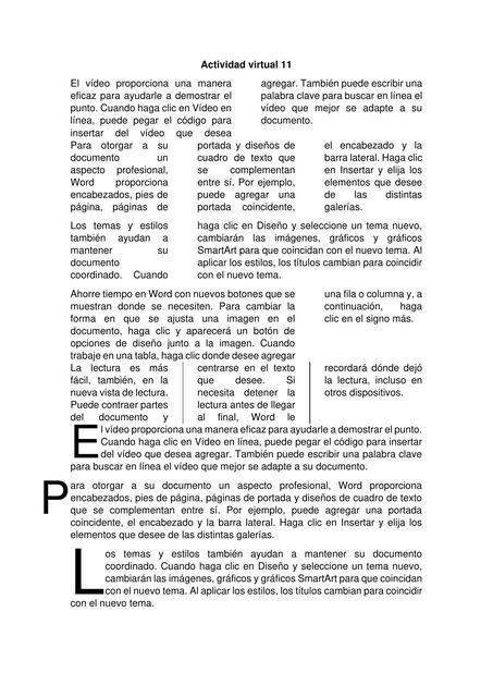 Actividad virtual 11 | Isabel | uDocz