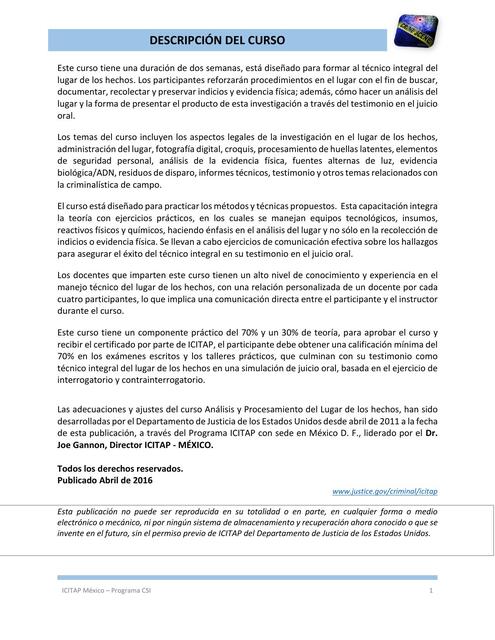 GUIA CSI ACTUALIZADA | ITZEL | uDocz