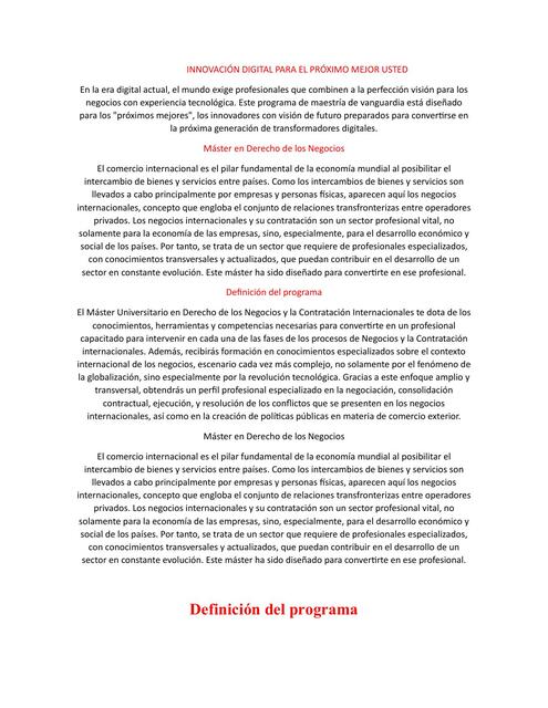 INNOVACIÓN DIGITAL PARA EL PRÓXIMO MEJOR USTED doc | luna | uDocz