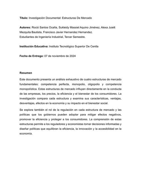 investigacion documental | FRANCISCO JAVIER HERNANDEZ HERNANDEZ | uDocz