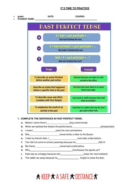 Past perfect and passive | uDocz