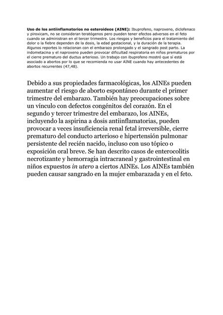 Uso de los antiinflamatorios no esteroideos AINEIb | Claudia Dueñas | uDocz