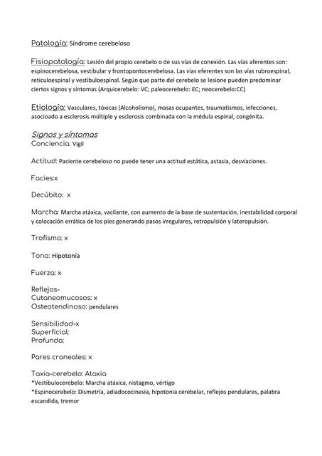 Sdme cerebeloso | Veronica | uDocz