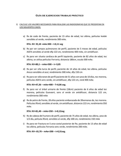 Ejercicios de Maron | Candela | uDocz