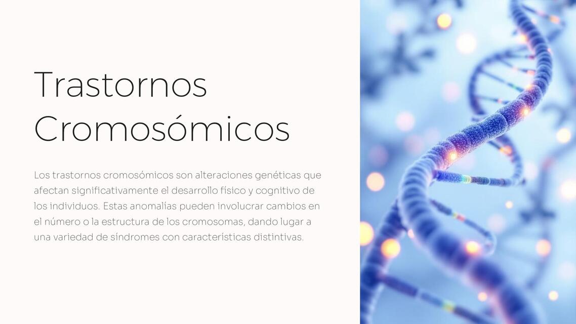 Trastornos Cromosomicos | Milena Salvatierra Mendoza | uDocz