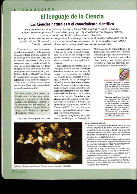 El lenguaje de la ciencia | Brahian Jimenes | uDocz