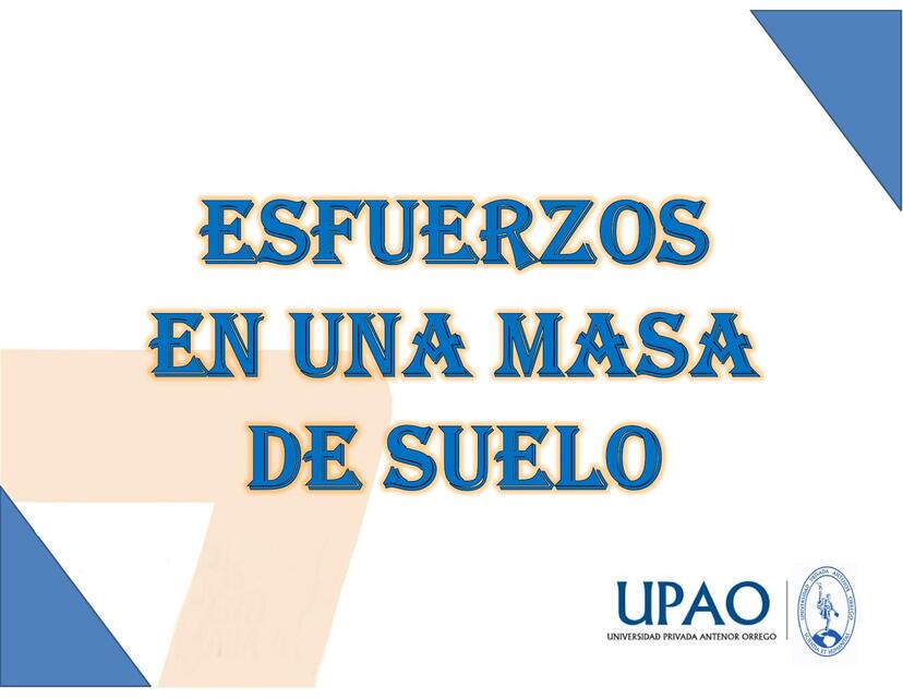 ESFUERZOS EN UNA MASA DE SUELO ELS | Jean | uDocz