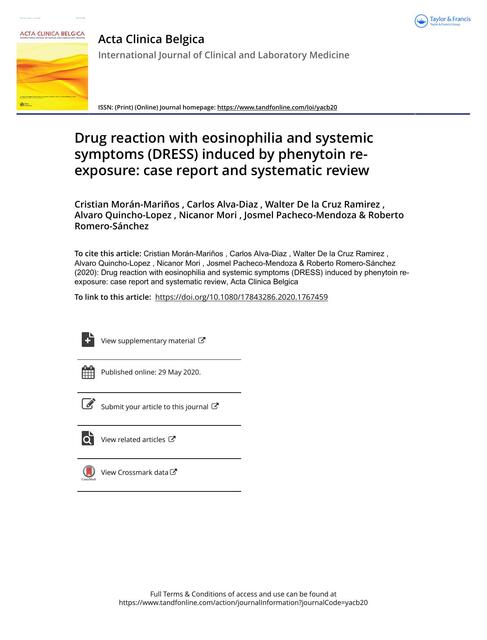 Drug reaction with eosinophilia and systemic sympt | Maycol | uDocz