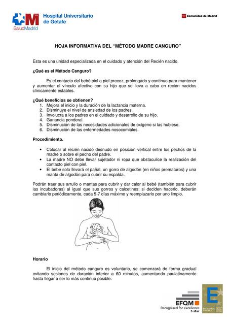 Qu es el m todo canguro | Leddy | uDocz