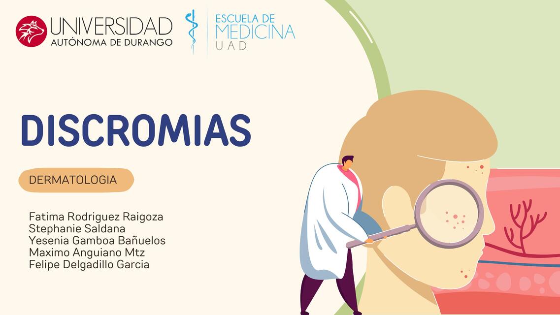 Discromias | Ximena Patricia Rincón Ramos | uDocz