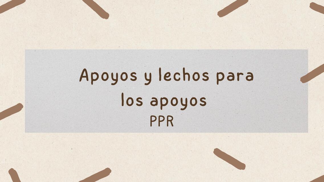 Apoyos y lechos en Prótesis Removible | Marianelly Rocha B | uDocz