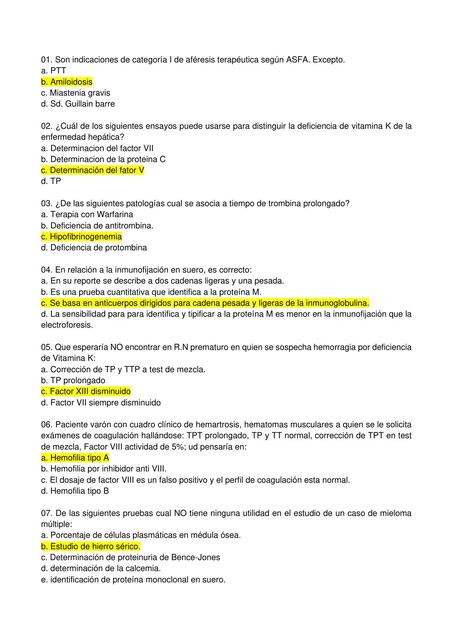 Examen II de Laboratorio | Futuro Doctor | uDocz