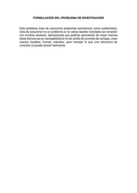 FORMULACIÓN DEL PROBLEMA DE INVESTIGACIÓN | Eder Dasft | uDocz