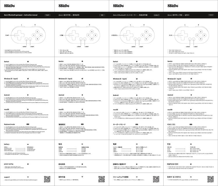 8BitDo Zeroc2 Manual | Rafael Ince Garcia | uDocz