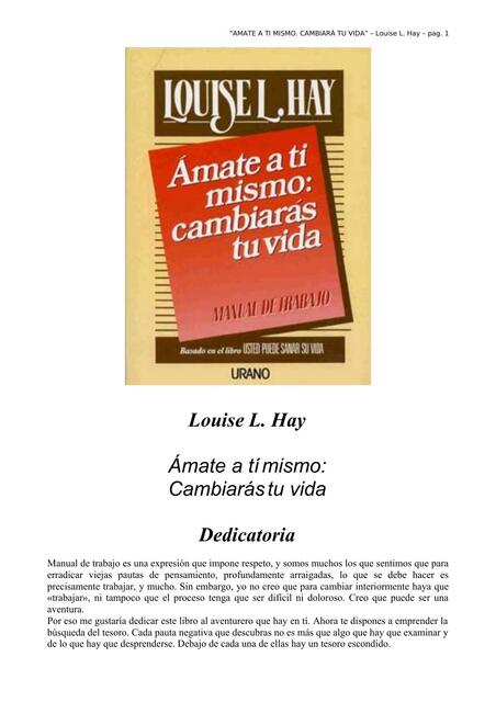 Amate a ti mismo | Lula | uDocz