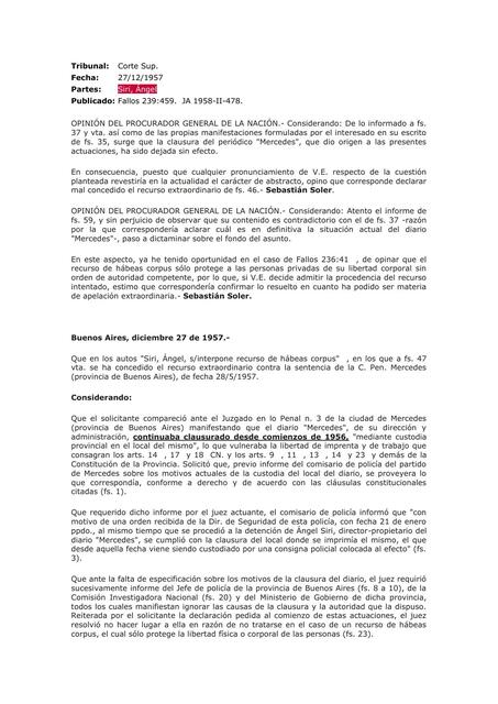 Fallo Siri | Deborah Noemi | uDocz