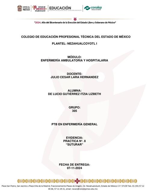 Suturas | Lizbeth | uDocz