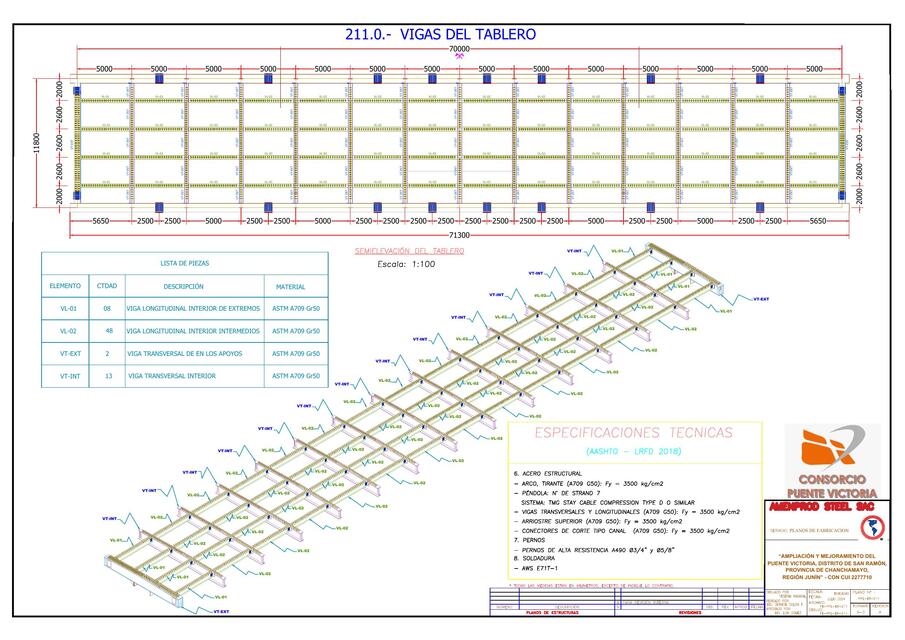 211 0 VIGAS DEL TABLERO | Carlos Antonio Calvo Astete | uDocz