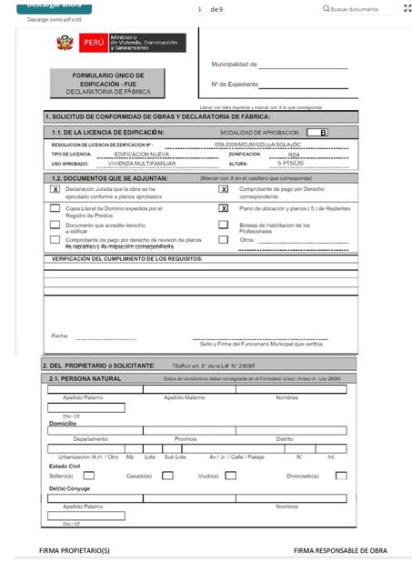 MODELO DE LLENADO FORMULARIO DECLARAT FABRICA | ADOLFO T | uDocz