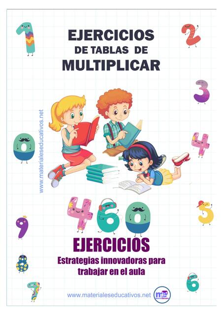 Ejercicios de tablas de multiplicar | REACHEL VERDEJO | uDocz