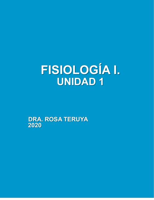 FISIO 1 UNIDAD 1 liquidos corporales | Atenea Morgan | uDocz