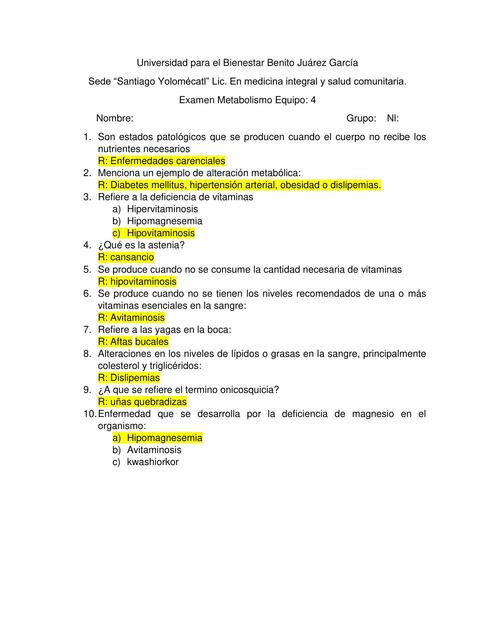 examen meta | Luz Lazo | uDocz